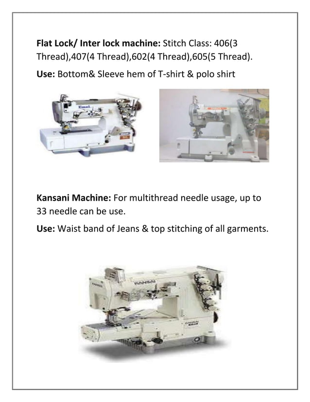 Types Of Sewing Machines | PDF