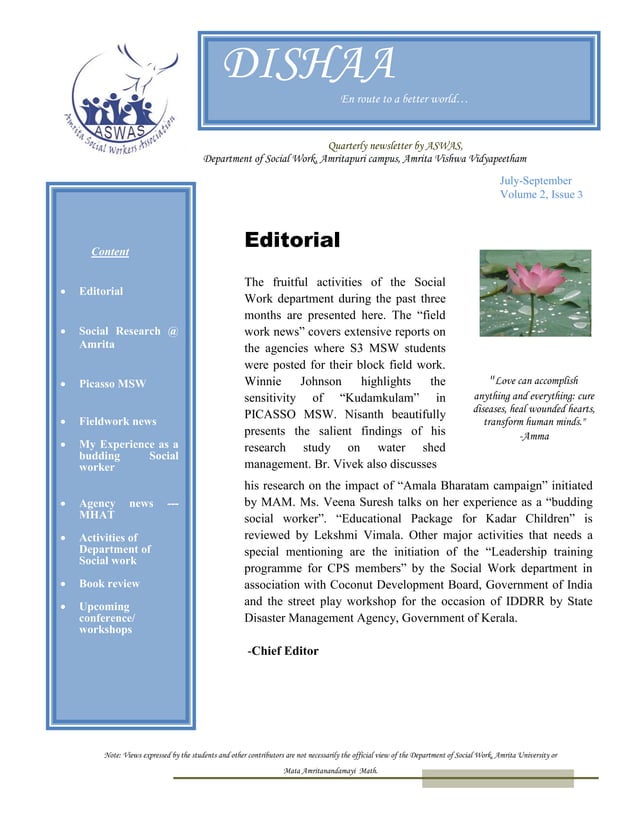 Dishaa Vol 2 Issue 3 | PDF | Agriculture | Industries
