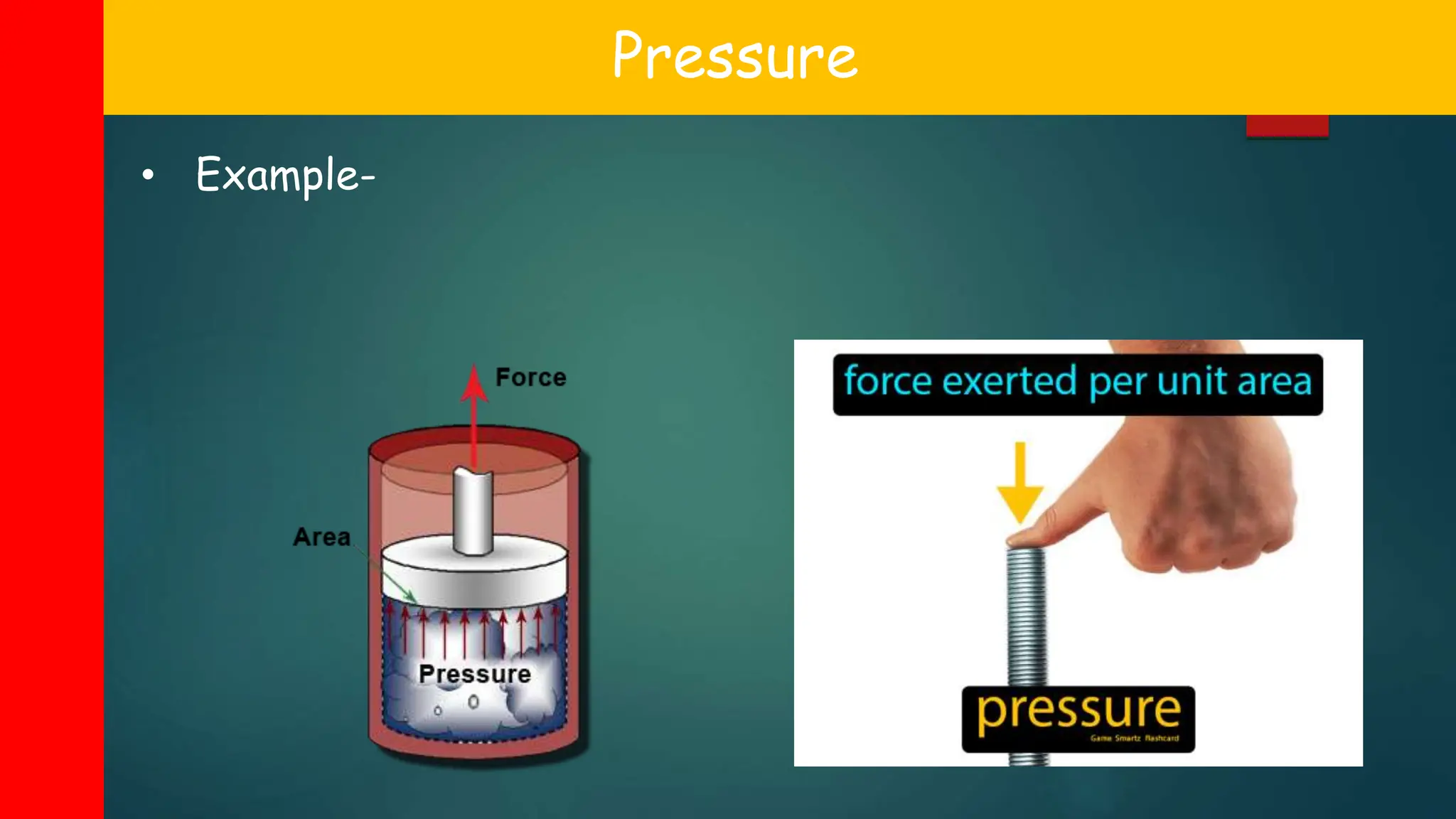 presentation on pressure and force and its usage | PPTX