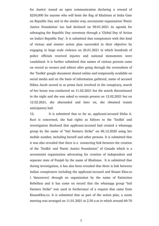 Disha bail order | PDF