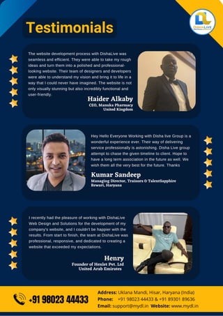 DishaLive Web Design and Solutions, Uklana Mandi, Hisar, Haryana - Best ...