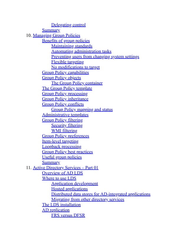 Mastering Active Directory_ Design, deploy, and protect Active Directory Domain Services for ...