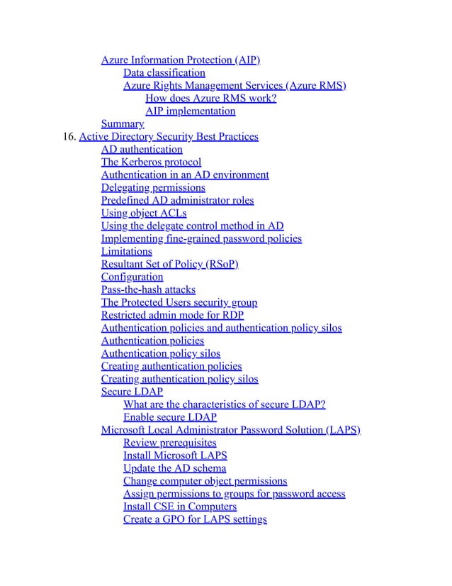 Mastering Active Directory_ Design, deploy, and protect Active Directory Domain Services for ...