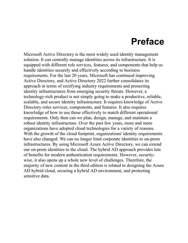Mastering Active Directory_ Design, deploy, and protect Active ...