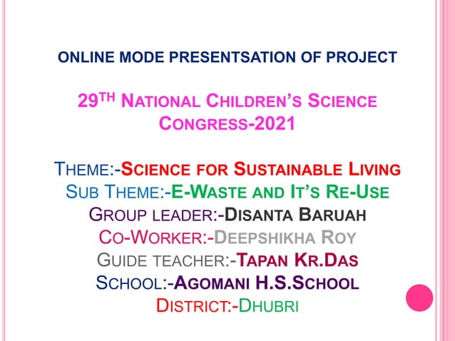 Dishanta Baruah-ONLINE MODE PRESENTSATION OF PROJECT.pptx