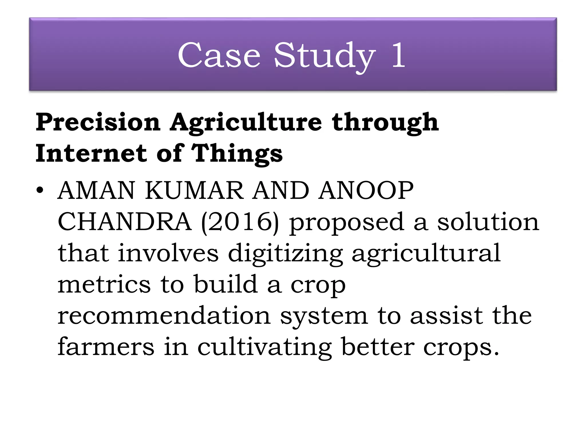 IoT in Agriculture | PPTX