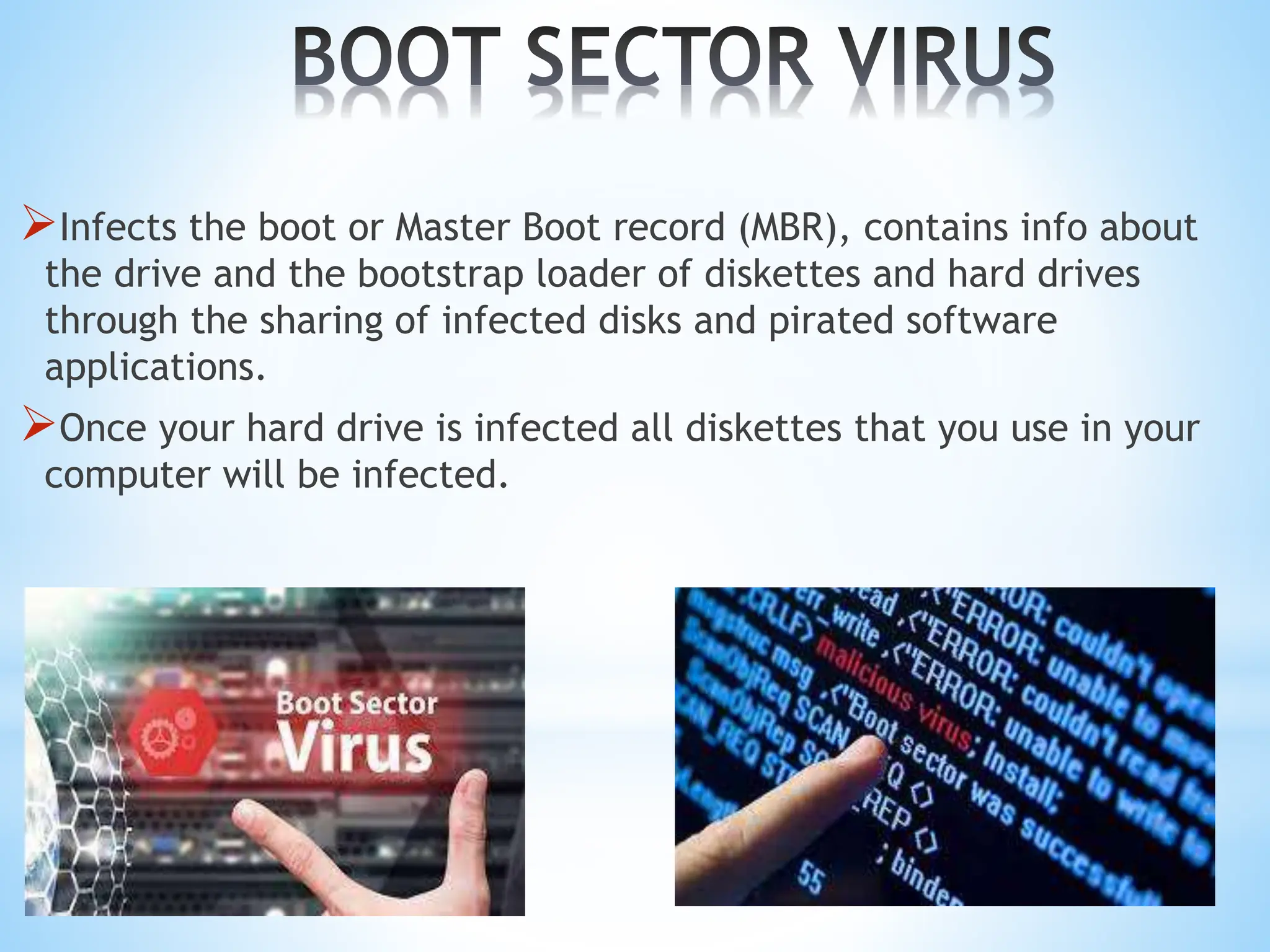 DISHA PATEL COMPUTER VIRUS PPT.pptx | Operating Systems | Computer Software and Applications
