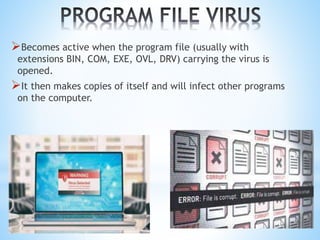 DISHA PATEL COMPUTER VIRUS PPT.pptx | Operating Systems | Computer ...