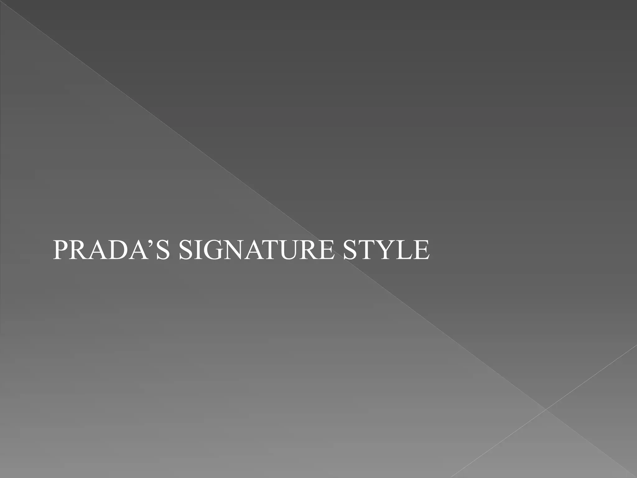 Disha Pawar- Prada | PPTX