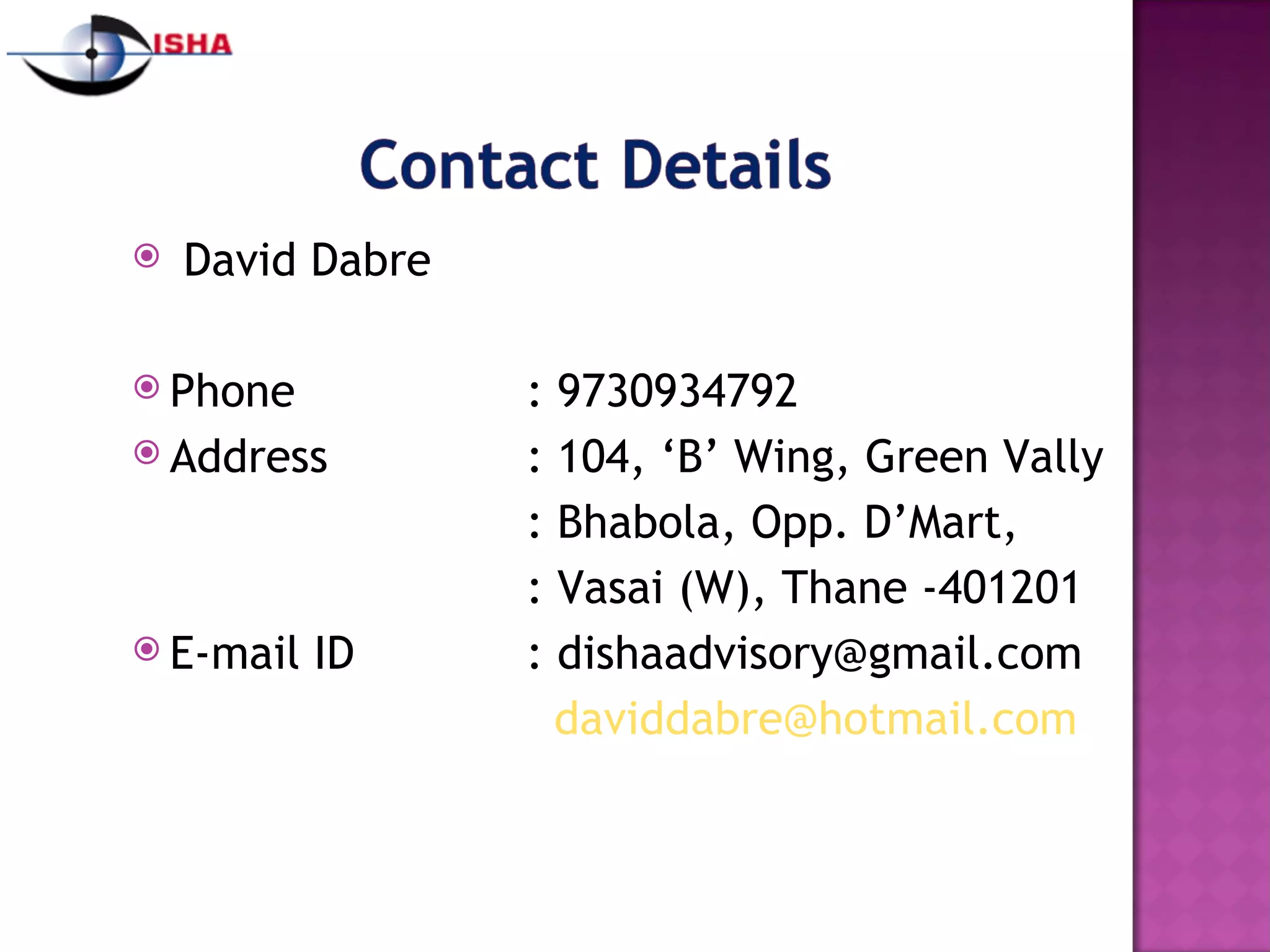 Disha Receivable Management Presentation | PPT