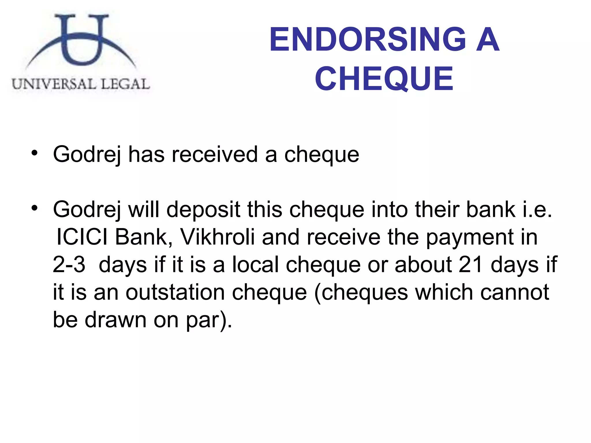 Dishonor Of Cheques | PPT