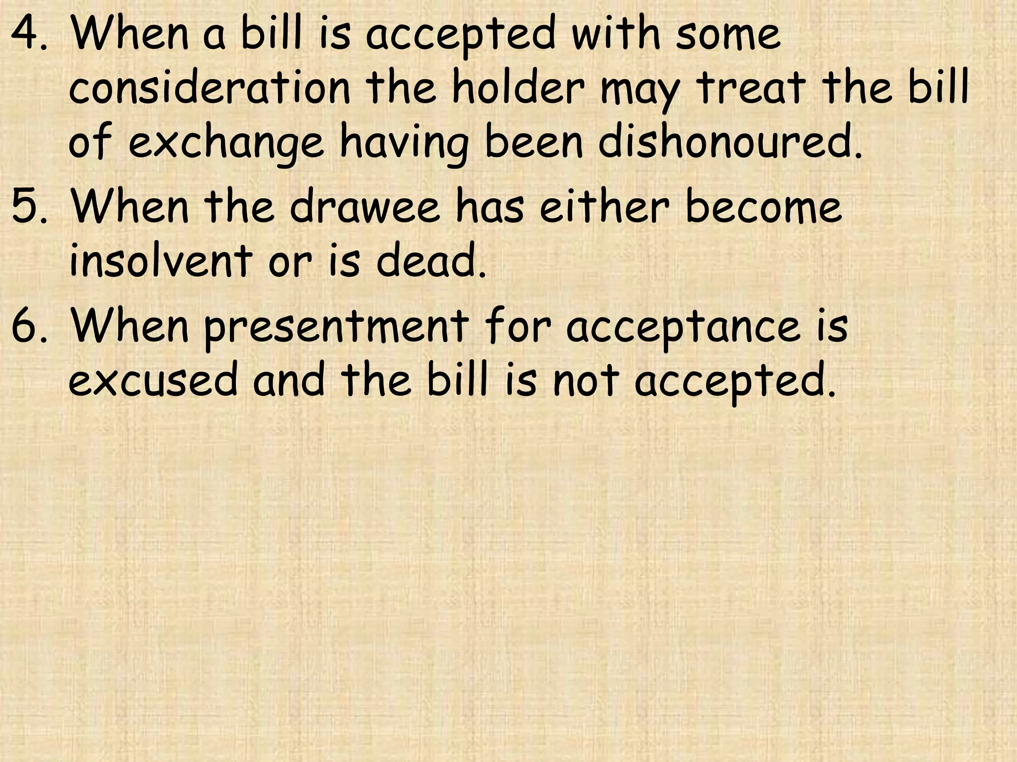 Dishonour of a negotiable instrument | PPTX | Law