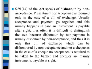 Dishonour of cheque | PPTX