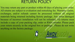 Dishwasher repair parts | PPTX