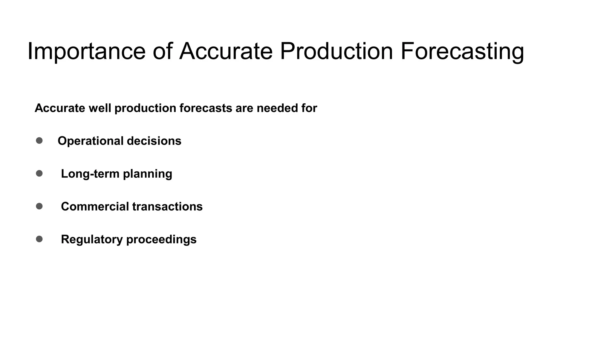 Using MCMC sampling technique for Well production forecasting | PPTX