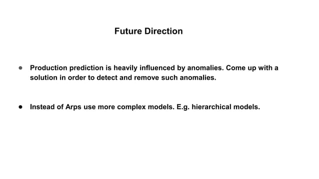 Using Mcmc Sampling Technique For Well Production Forecasting Pptx