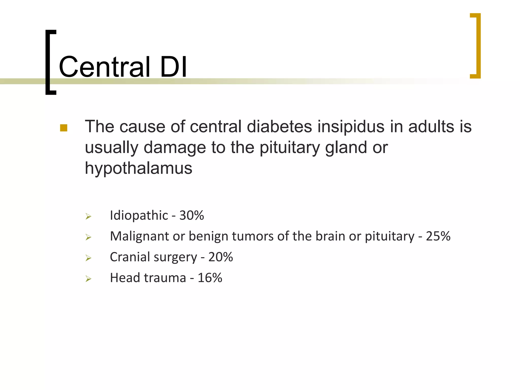 Di, siadh and cerebral salt wasting syndrome | PPT