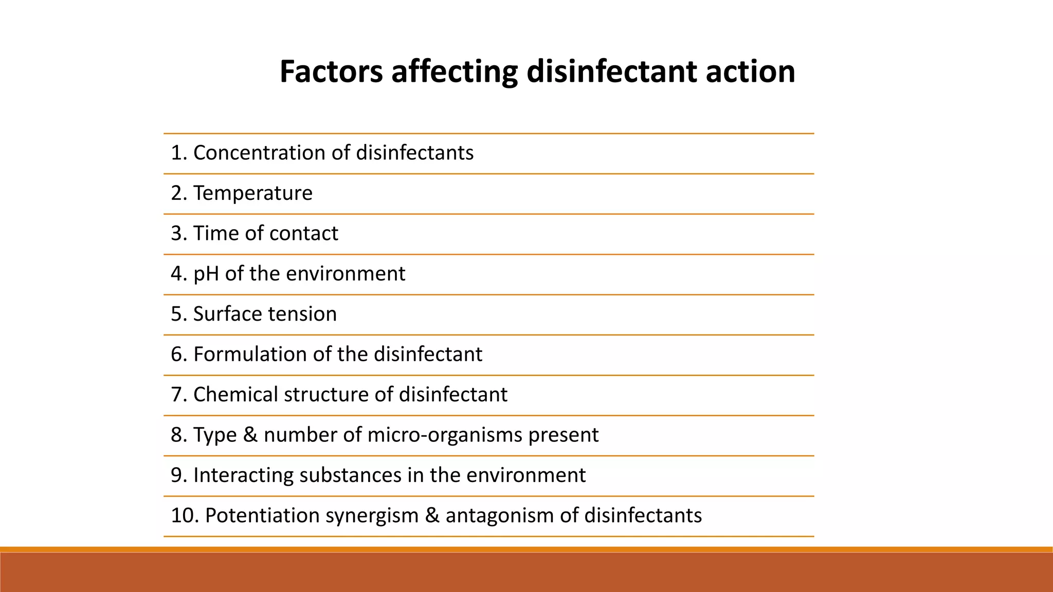 Disinfectant - Pharmaceutical microbiology (Second year b.pharm) (3rd ...