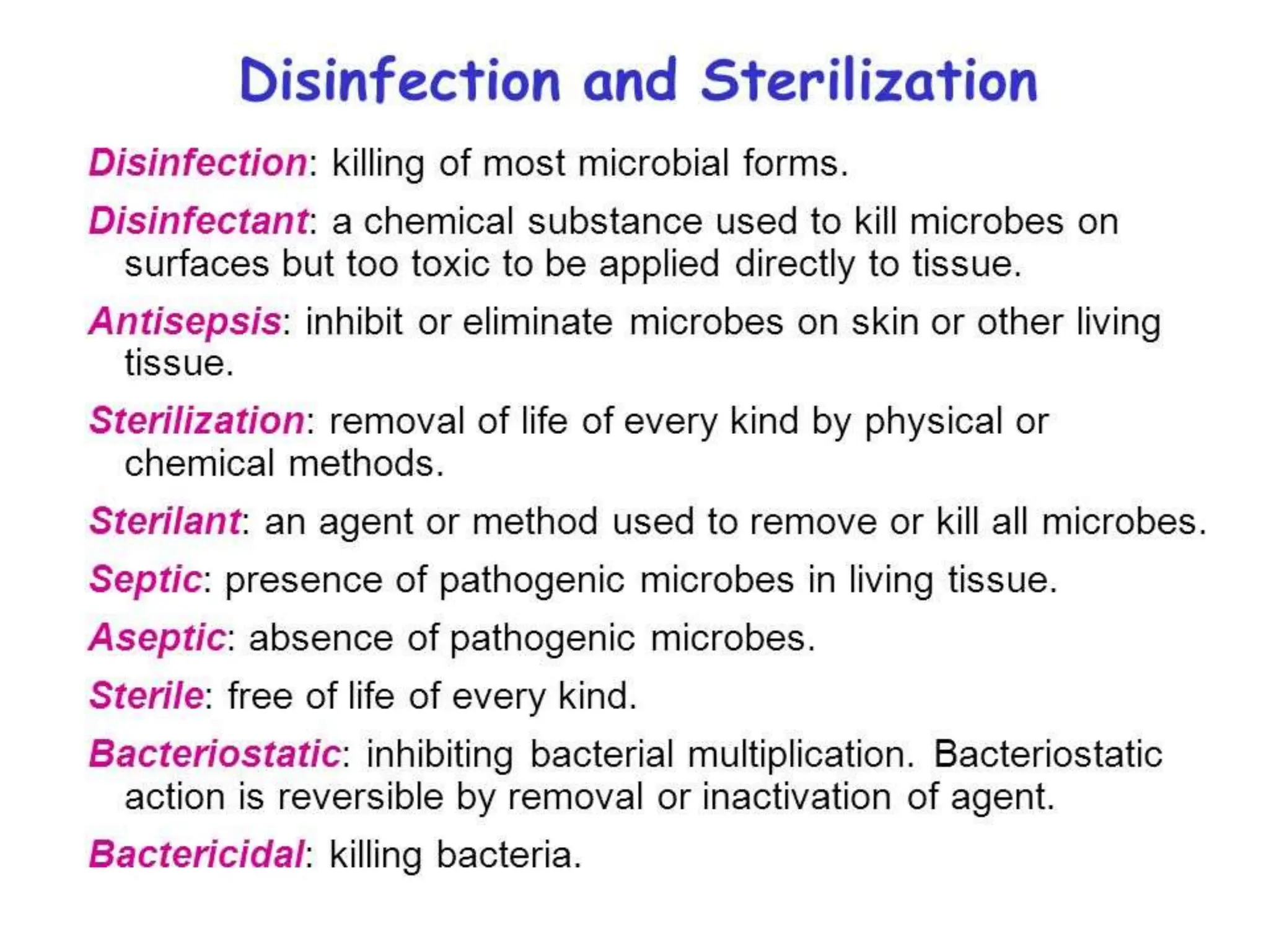 Disinfectant classification and evaluation | PPT
