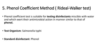 Disinfectants | PPTX