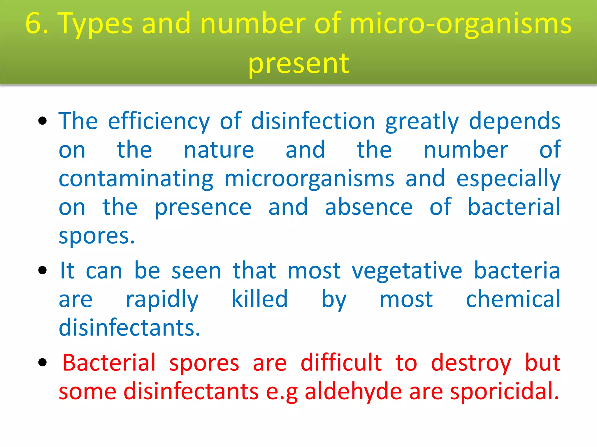 Disinfectants | PPTX