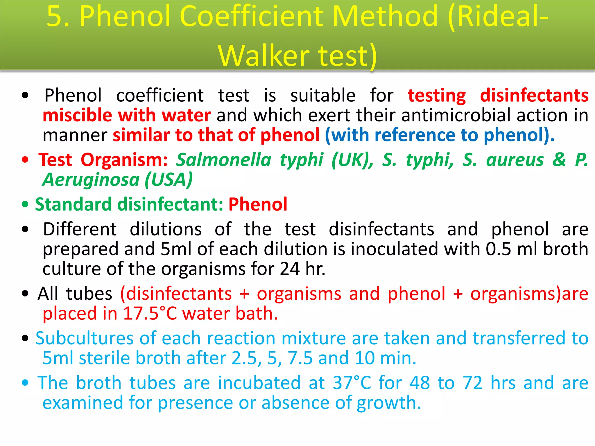 Disinfectants | PPTX