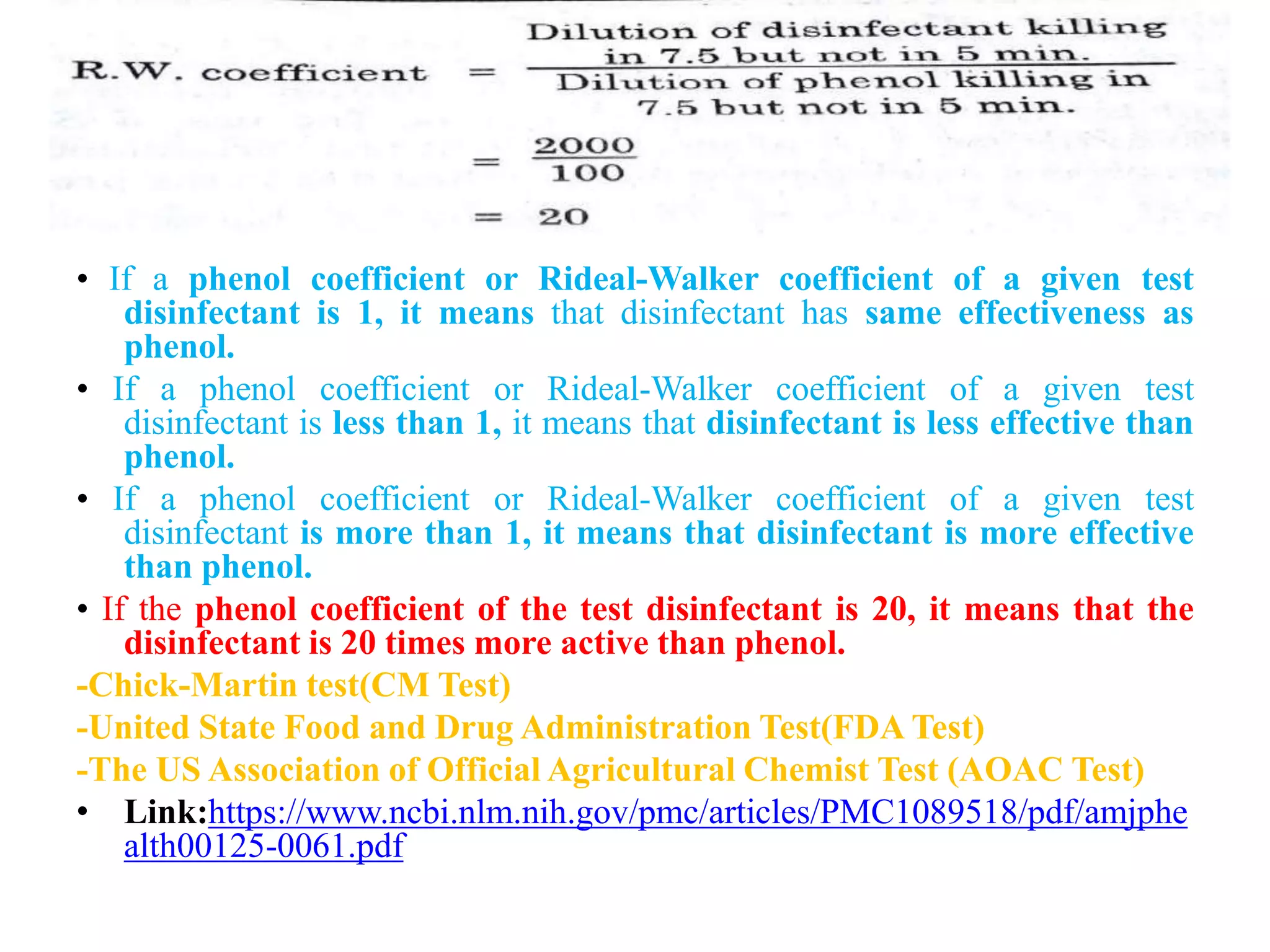 Disinfectants | PPTX