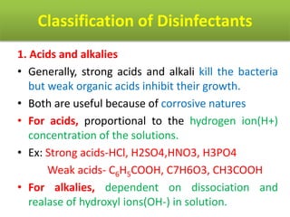 Disinfectants | PPTX