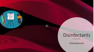 Disinfectants : Project Trade Technology Information | PPT