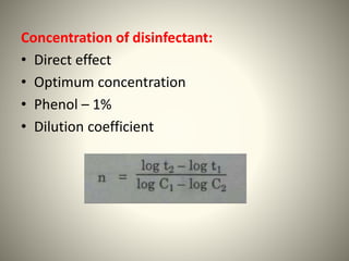 Disinfectants | PPT