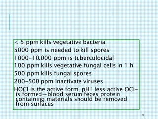 Disinfectants- Pharmaceutical Microbiology | PPTX