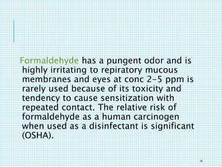 Disinfectants- Pharmaceutical Microbiology | PPTX