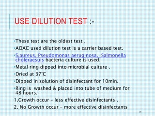 Disinfectants- Pharmaceutical Microbiology | PPTX