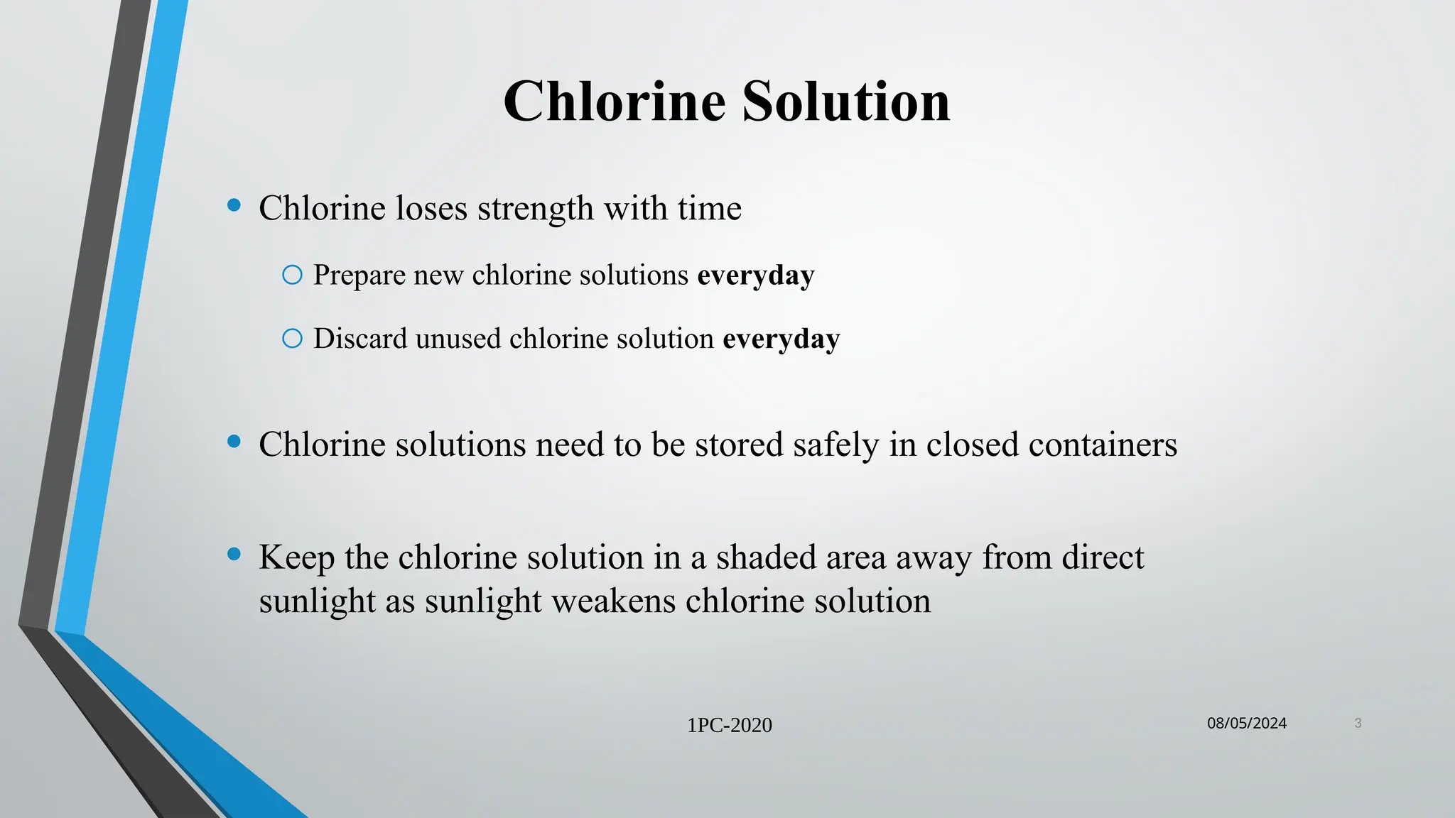 proper dilution and use of hospital disinfectants | PPTX