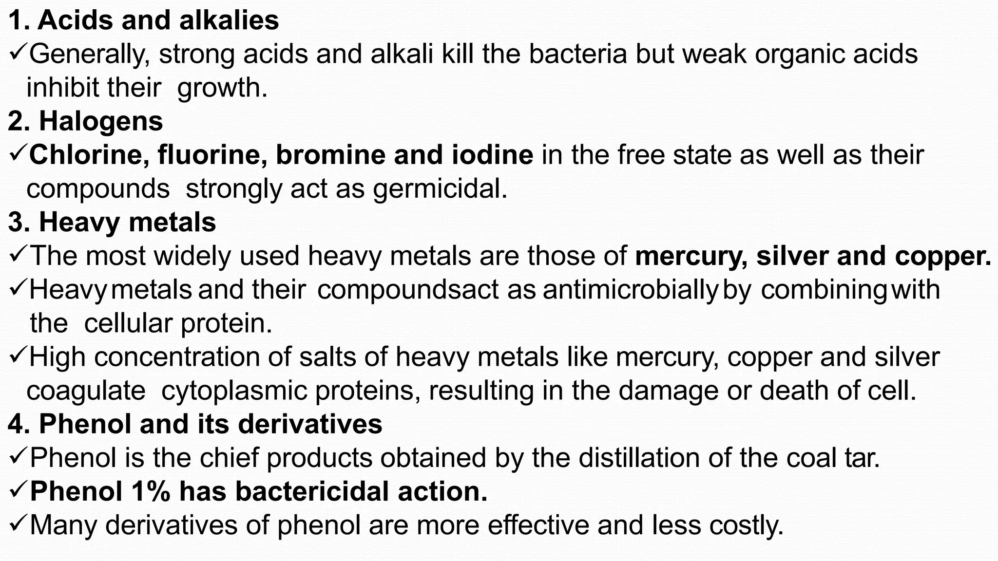 Disinfectants classification and mode of action of disinfectants | PPTX