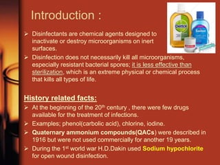 Disinfectant | PPTX