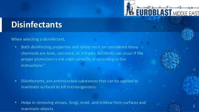 Everything You Always Wanted to Know About Disinfectants | PPTX