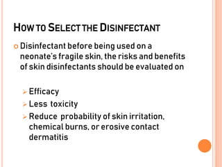 Disinfectants Skin Care Mod.pptx