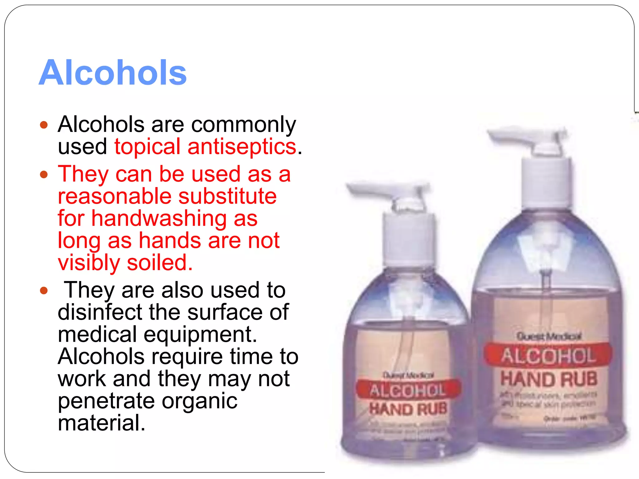 Disinfectant use in hospital.. | PPTX