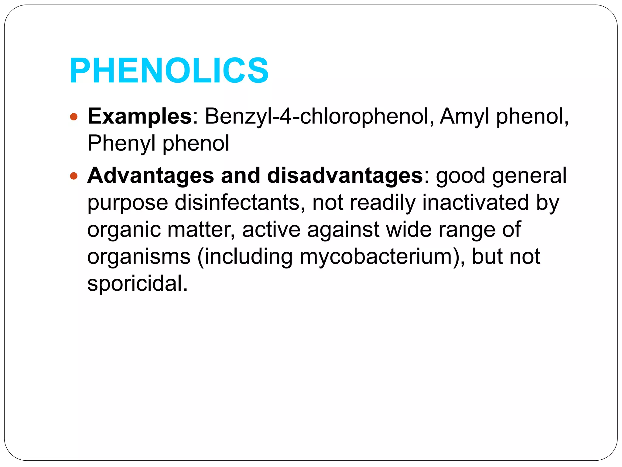 Disinfectant use in hospital.. | PPTX