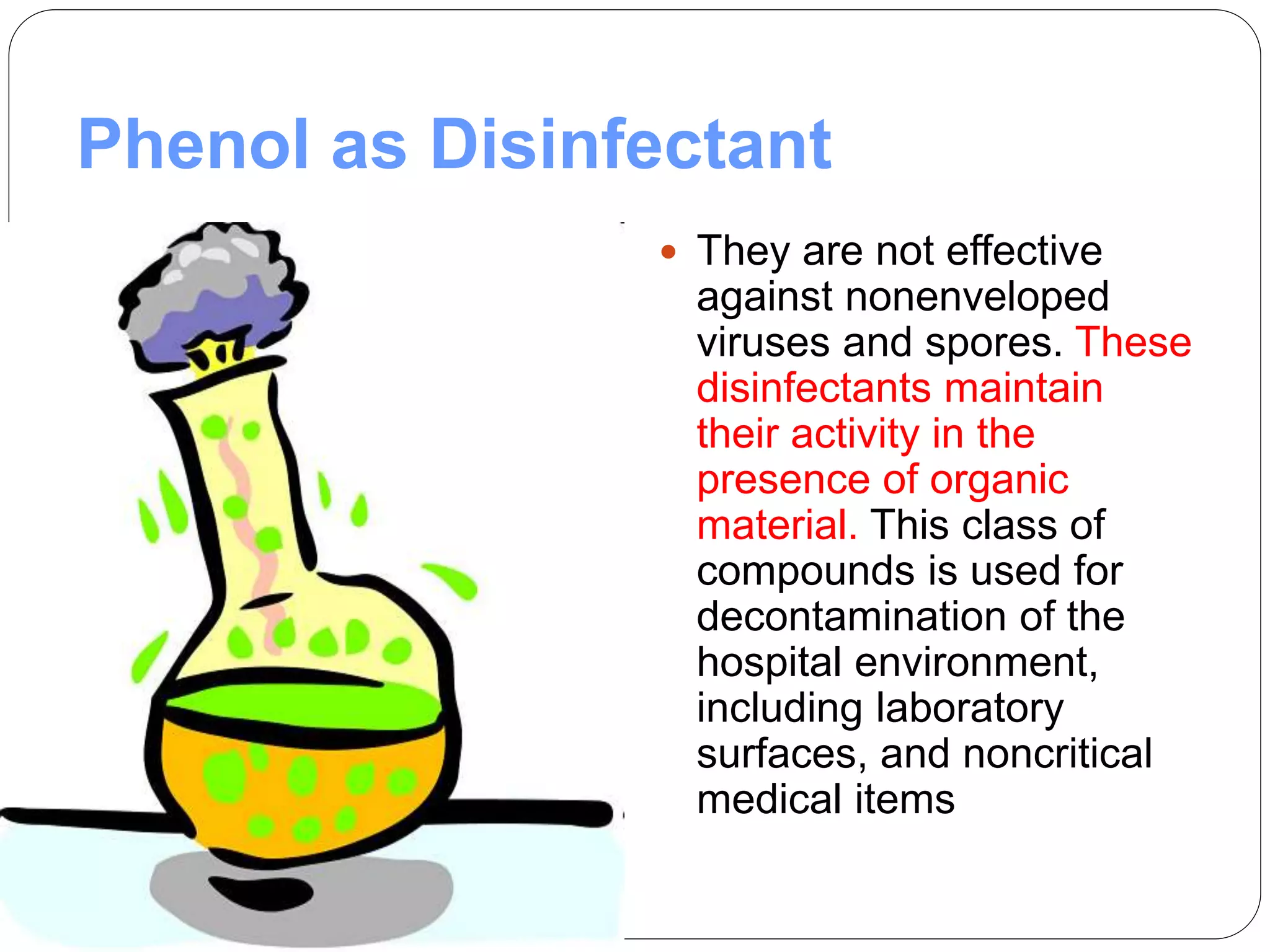 Disinfectant use in hospital.. | PPTX