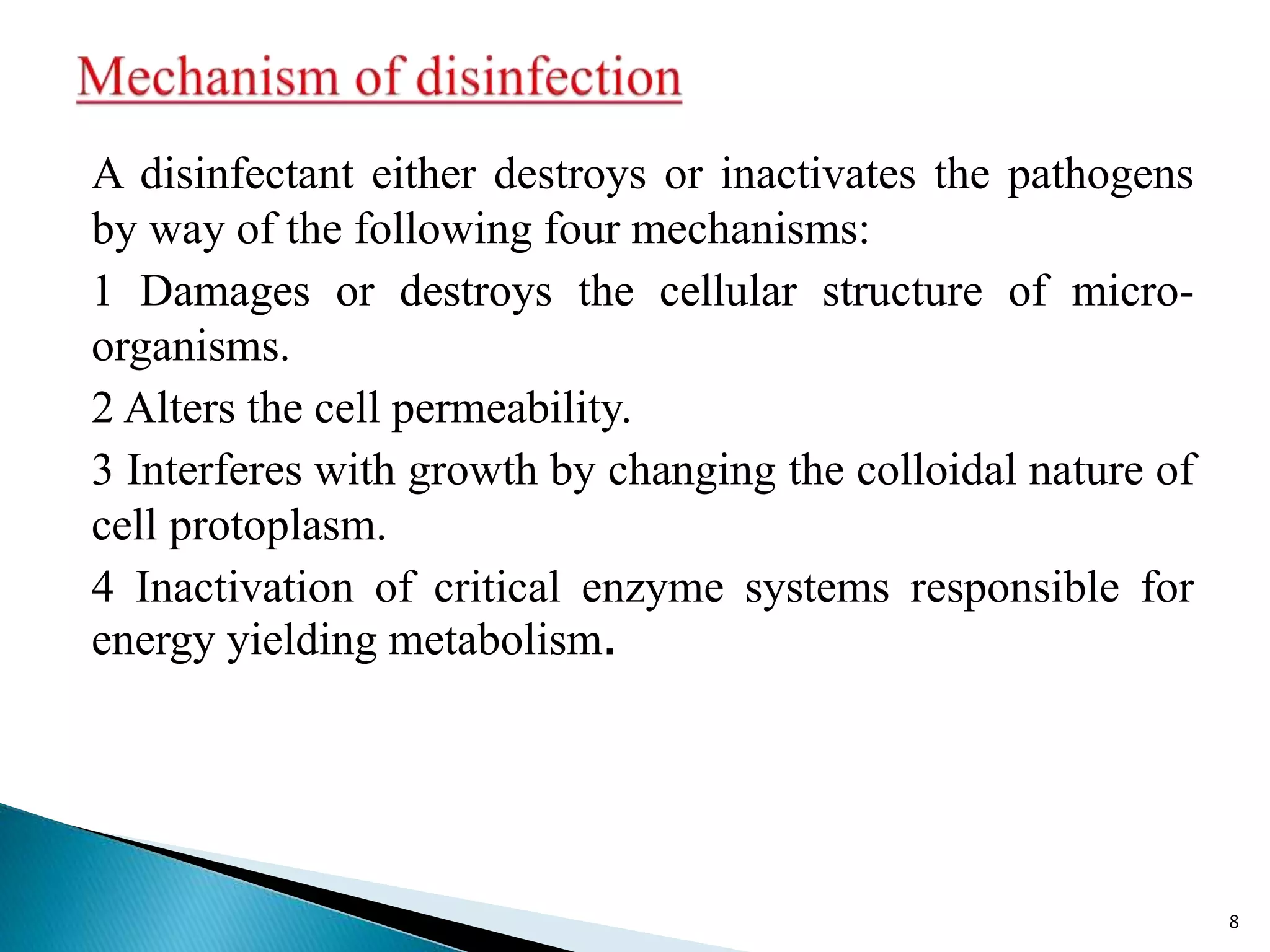 Disinfection | PPTX