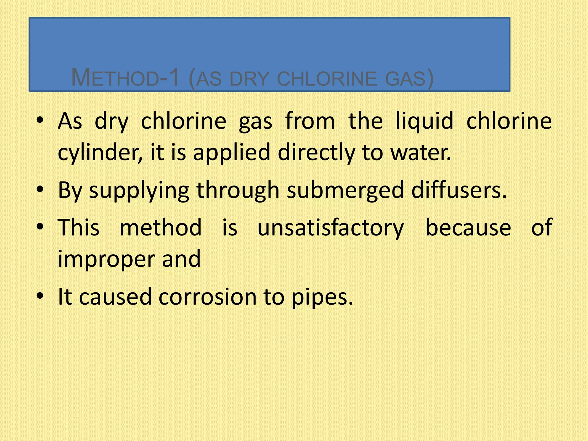 Disinfection&Chlorination | PPTX