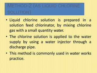 Disinfection&Chlorination | PPTX
