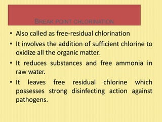 Disinfection&Chlorination | PPTX