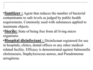 Disinfection | PPTX
