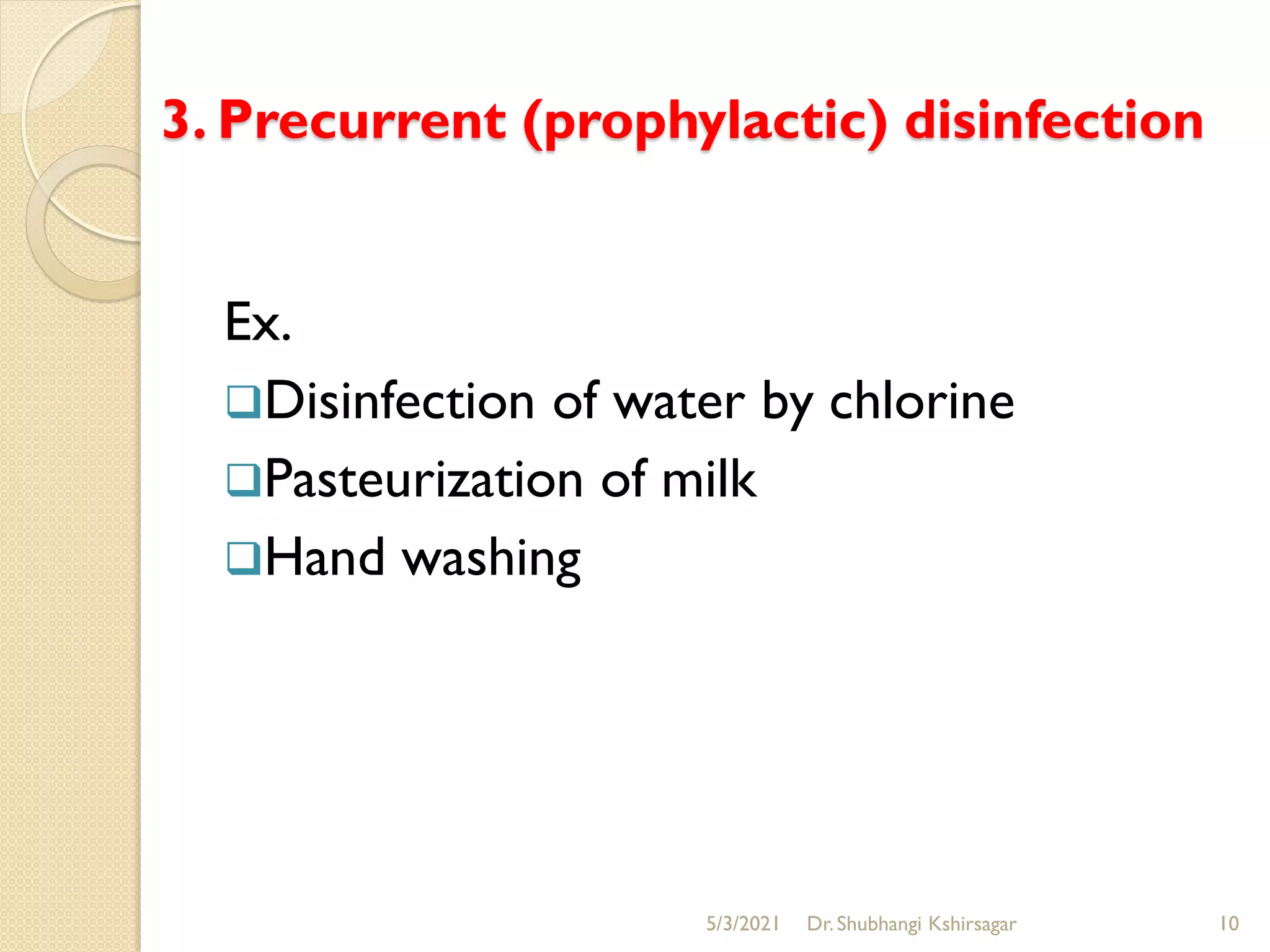Disinfection | PDF