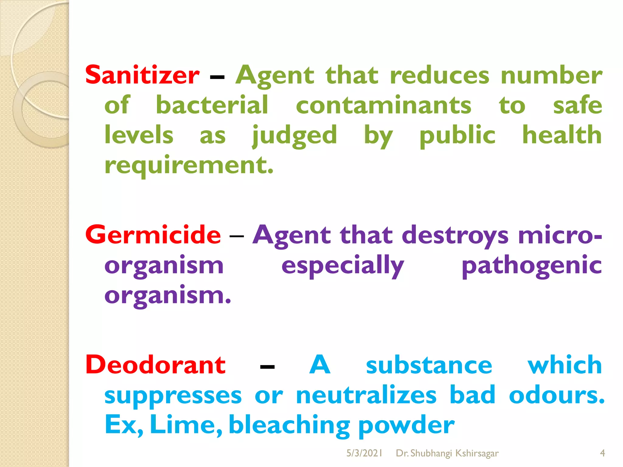 Disinfection | PDF
