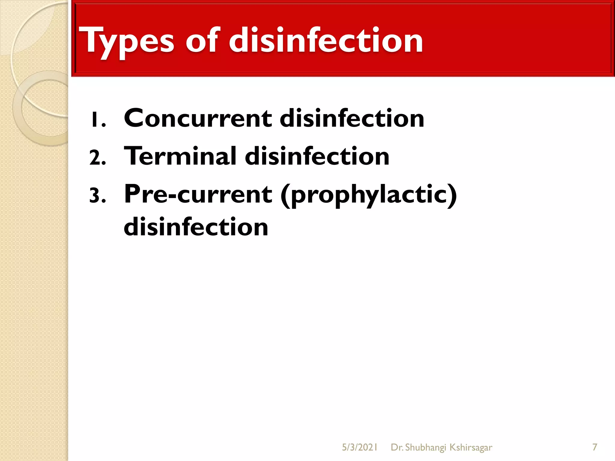 Disinfection | PDF