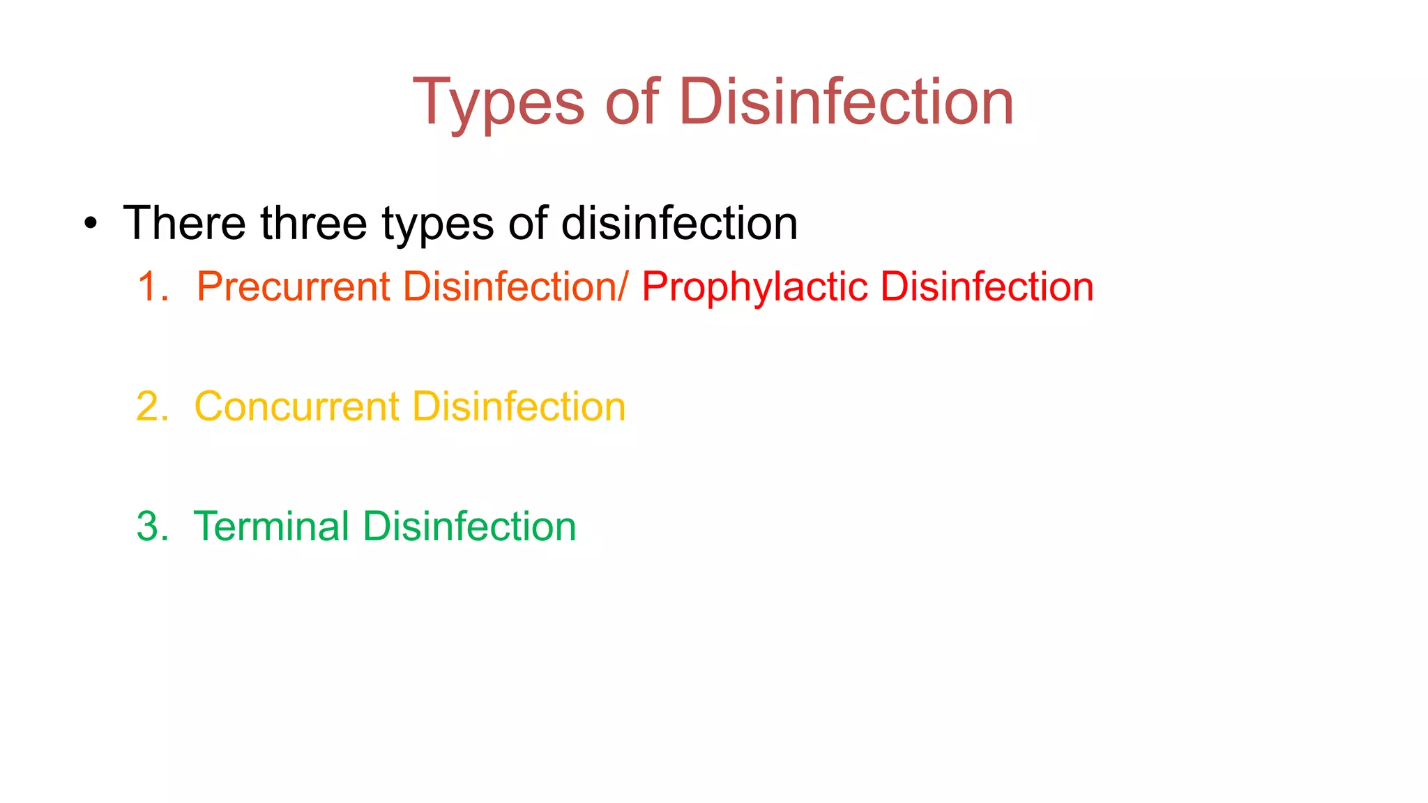 Disinfection | PPTX